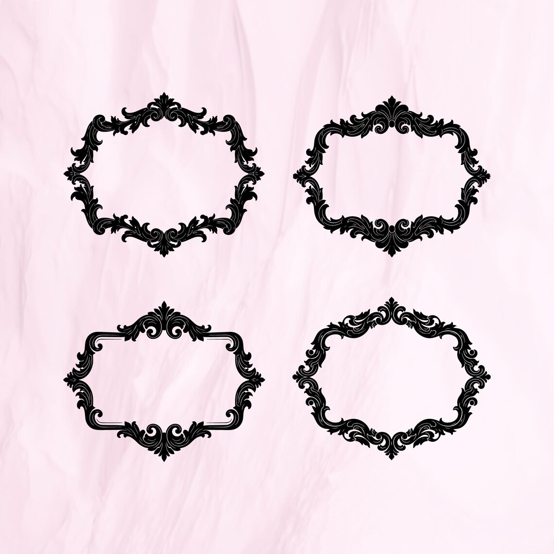 Decorative Frame Svg, Decorative Border Svg, Decorative Frame Cricut ...