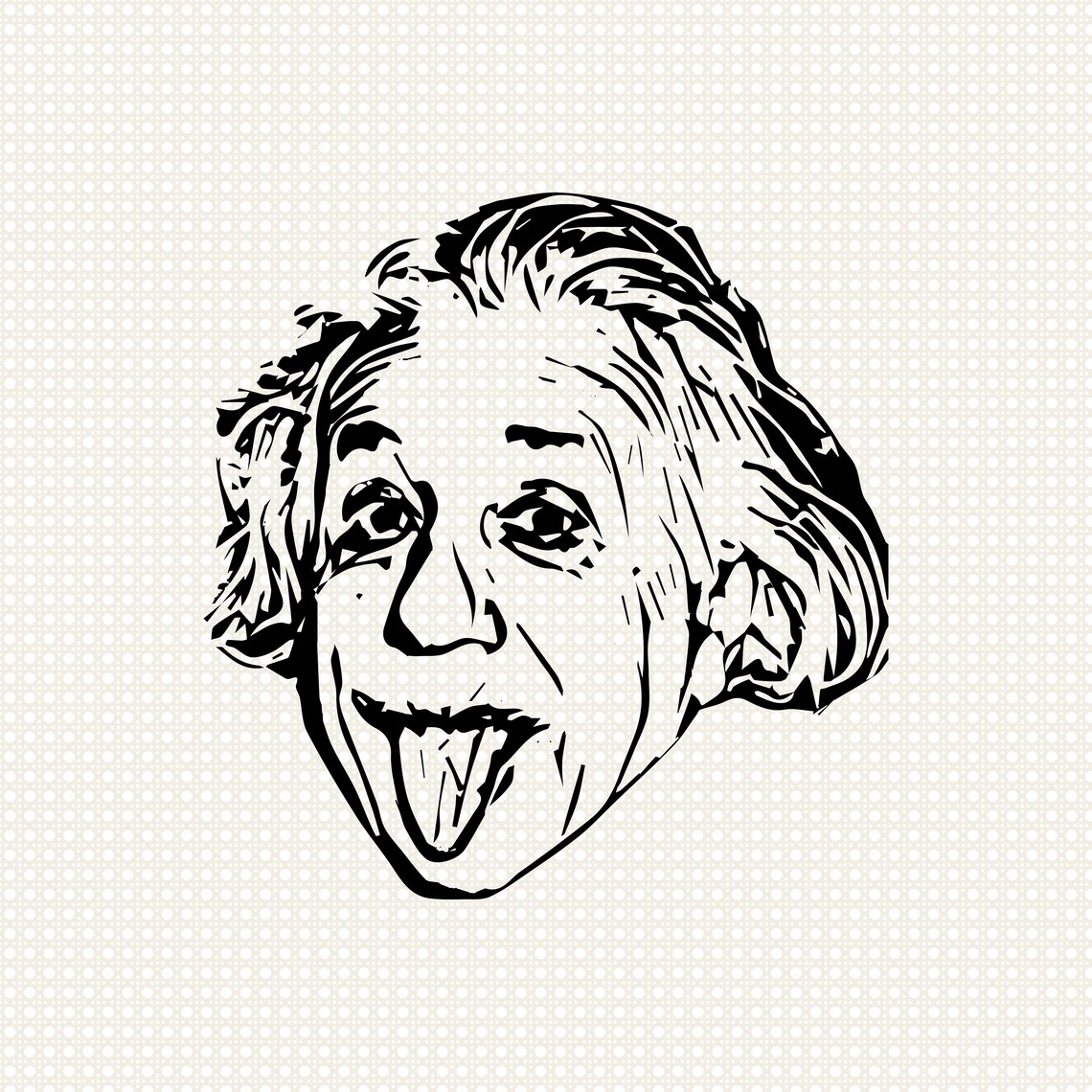 Albert Einstein Svg Silhouette Cricut - Etsy UK