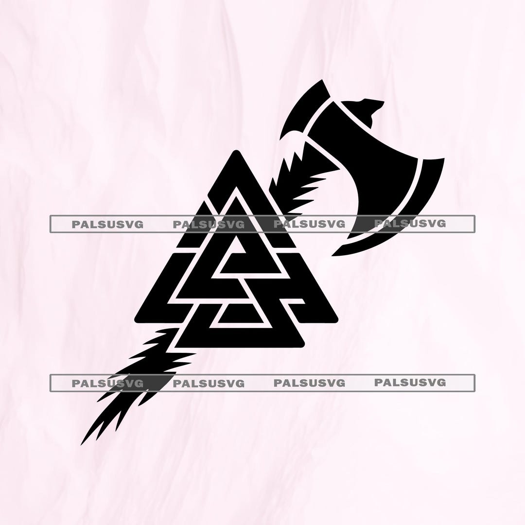 Viking Axe Valknut SVG, Norse Pagan Clipart (digital Download) - Etsy