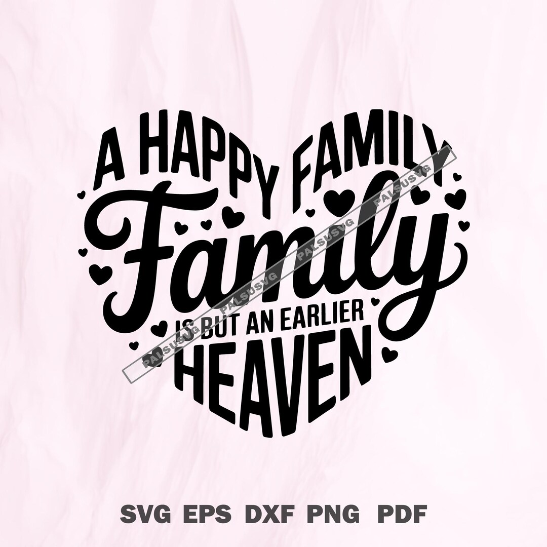 Family Love SVG | Heart Clipart, Cricut Cut File (digital Download) - Etsy