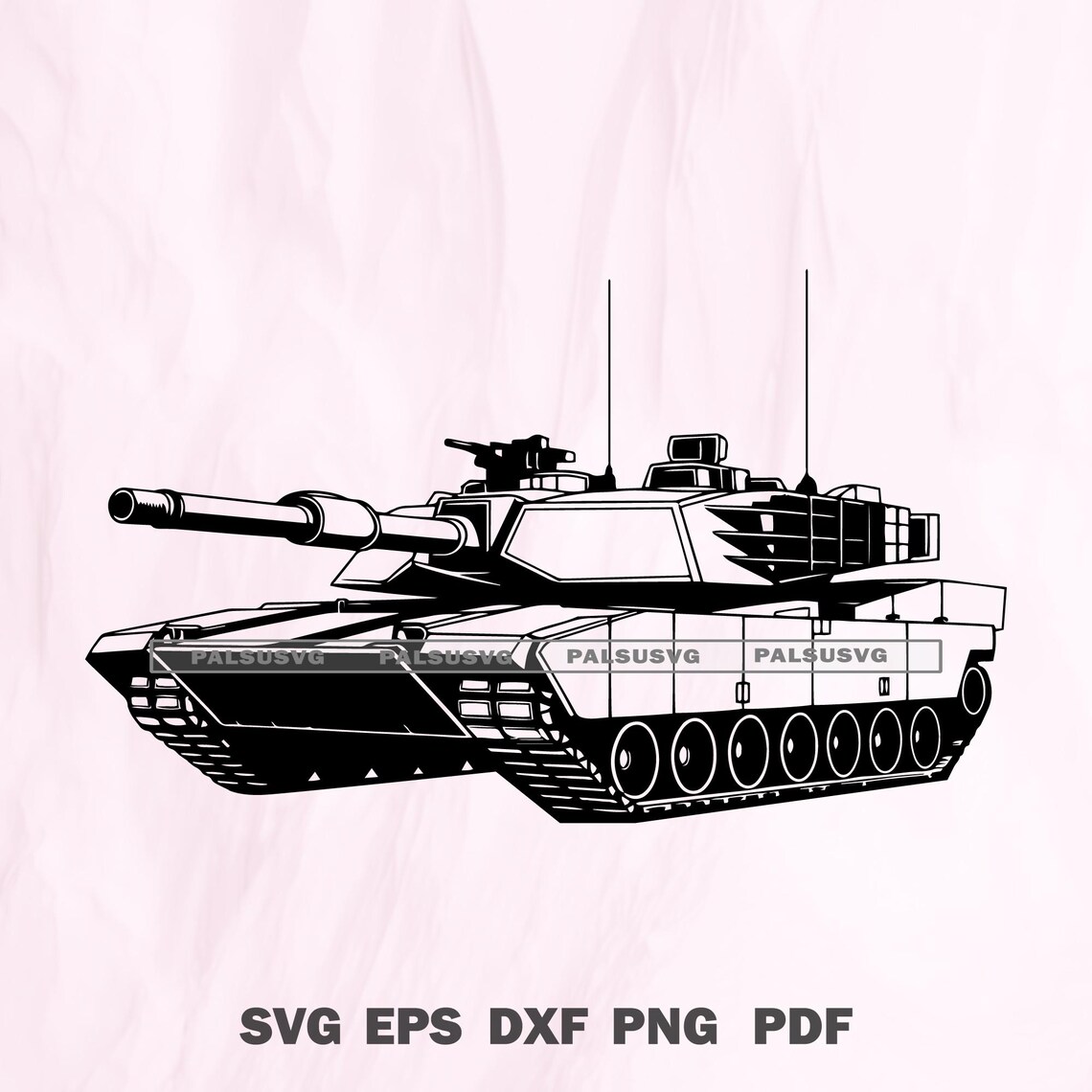 M1A2 Abrams Tank SVG | Military Vehicle Cut File | US Army Design ...