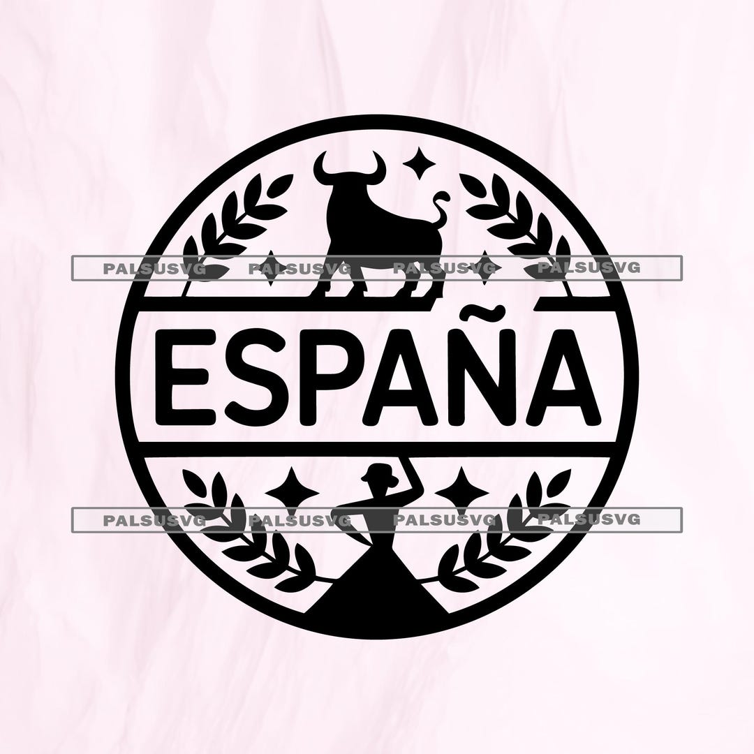 España SVG, Spain Flag Emblem, Spanish Pride PNG, Bull and Flamenco ...