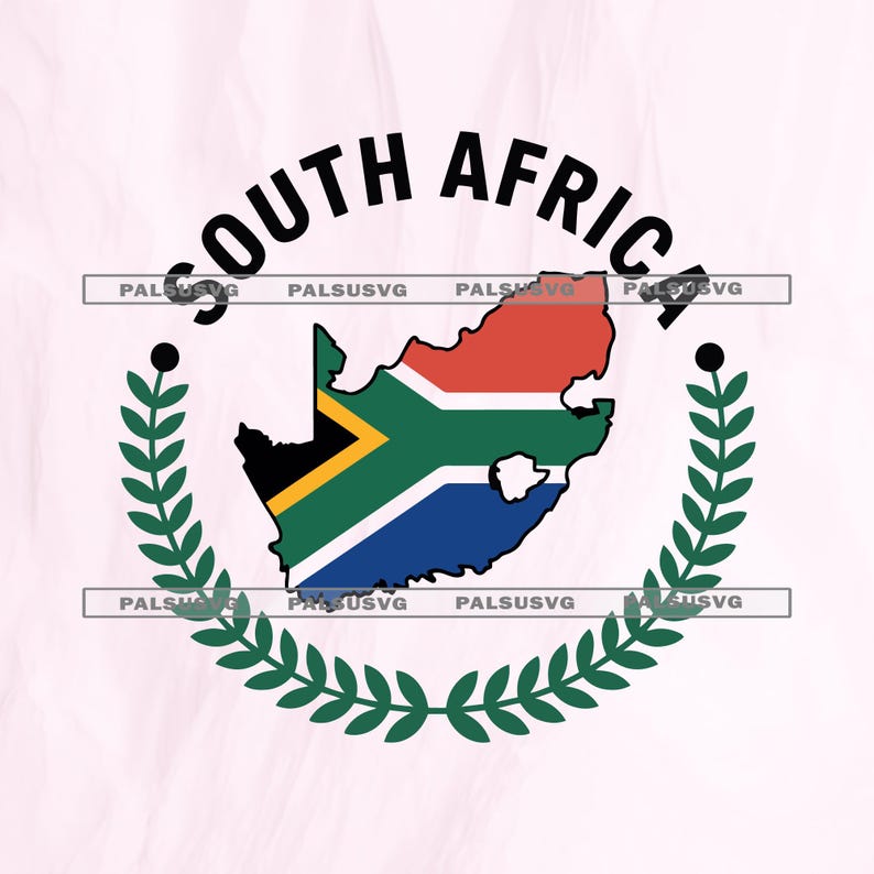 South Africa Map SVG, Flag Crest, Heritage Day Design (digital Download ...