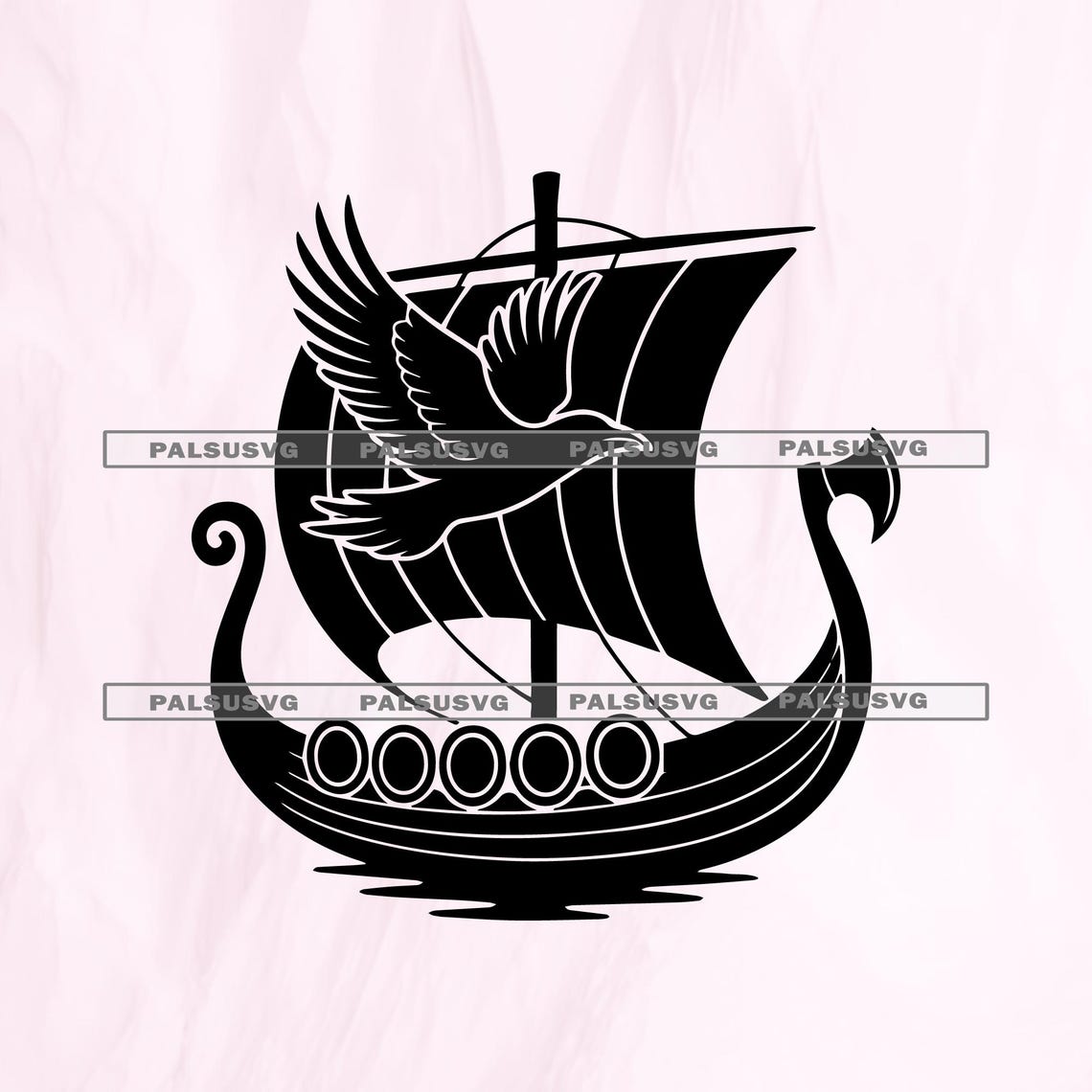 Viking Ship SVG, Norse Longship Png, Drakkar Clipart, Valhalla ...