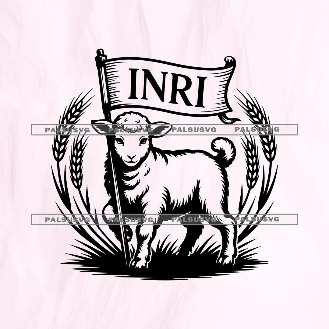 Lamb of God SVG, Agnus Dei, Christian Easter Clipart (digital Download ...