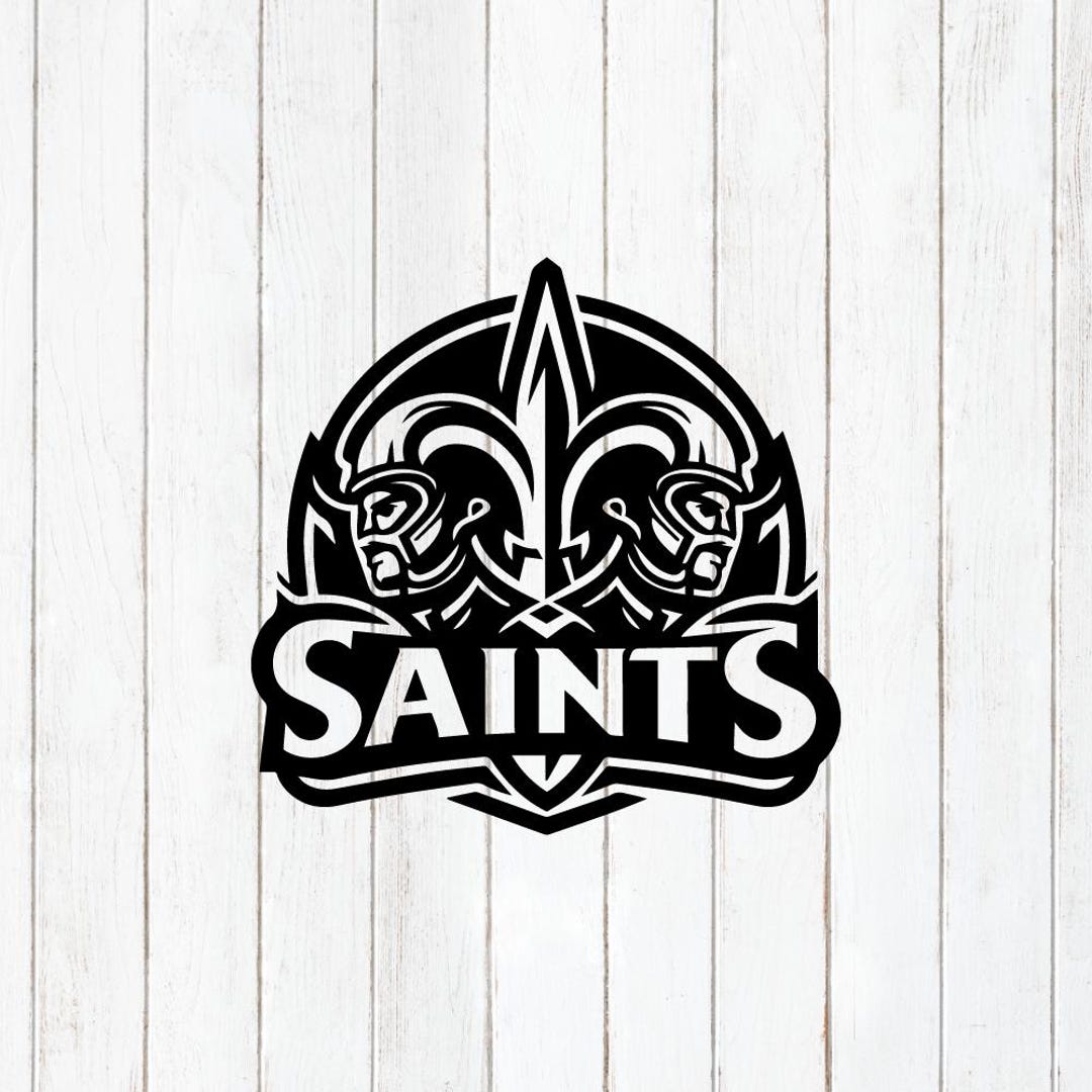 Saints Fleur Svg Cricut - Etsy