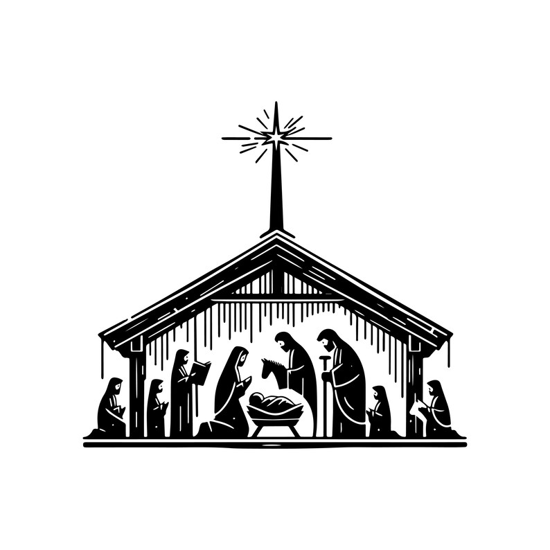 Nativity Svg Cricut - Etsy