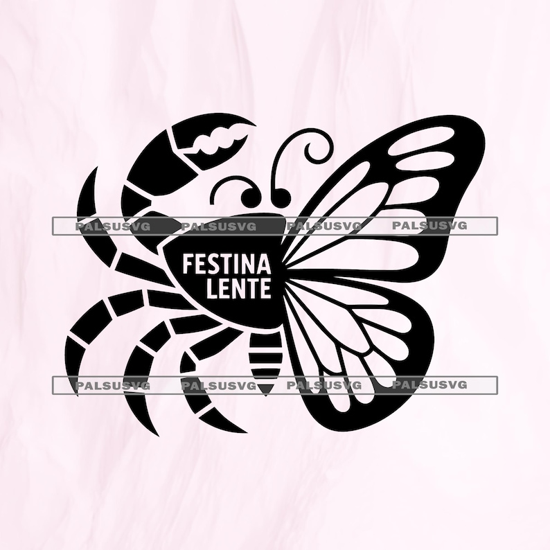 Festina Lente SVG – Latin Quote 'make Haste Slowly' Cut File (digital ...