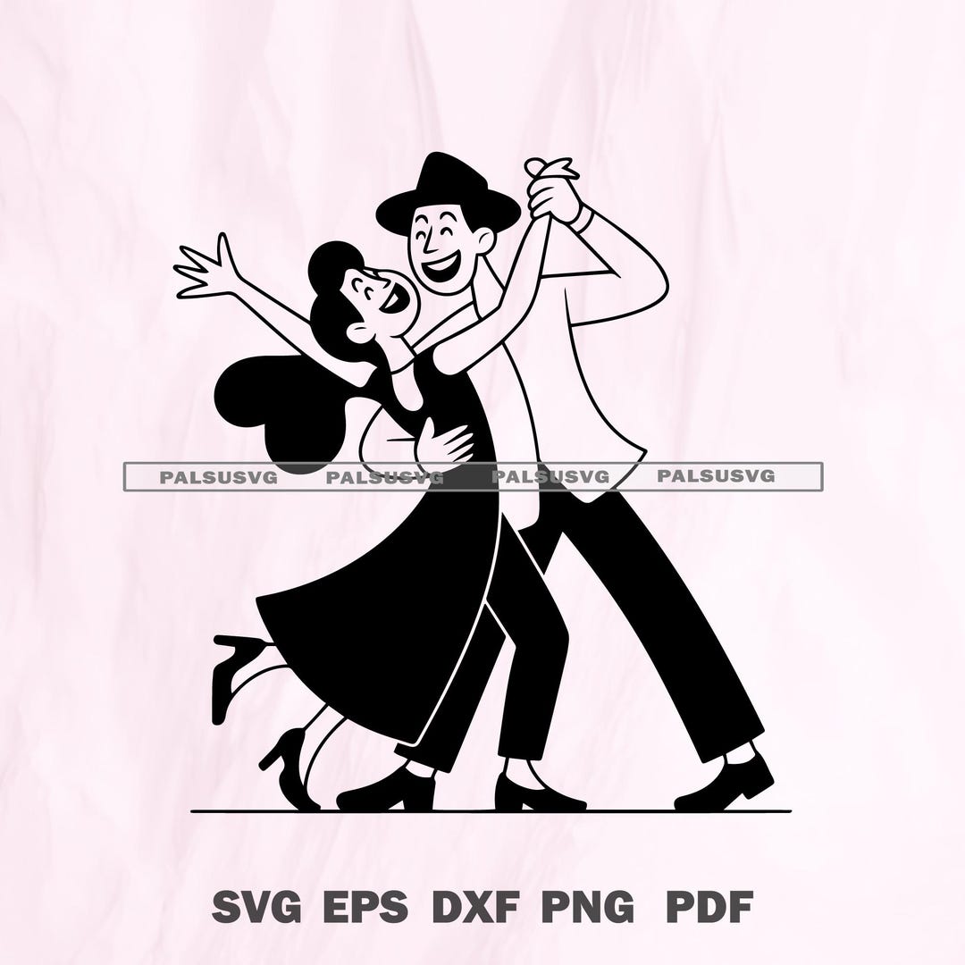 Dancing Couple SVG, Wedding Png, First Dance, Ballroom, Romantic ...