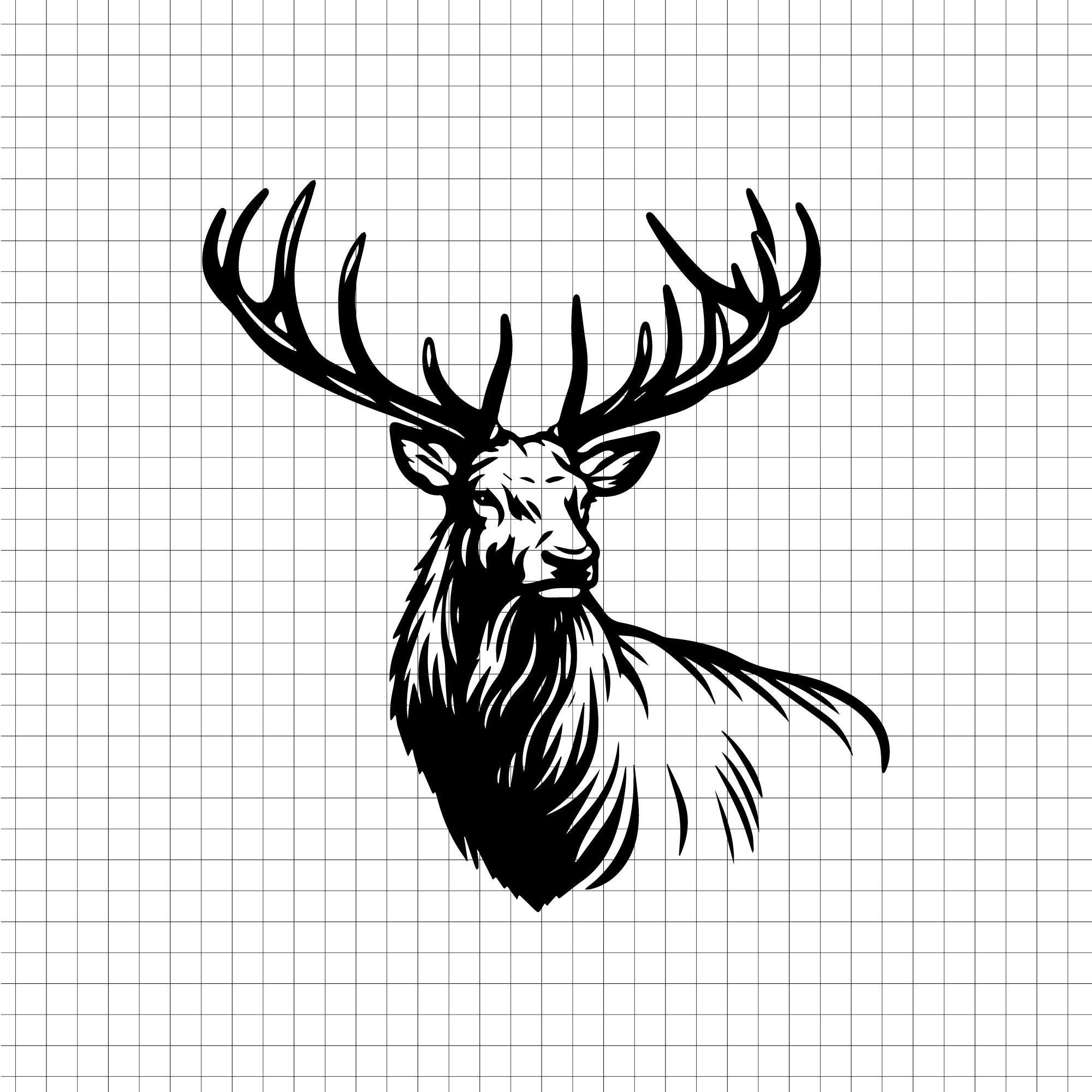 Elk Svg Vector Cricut - Etsy