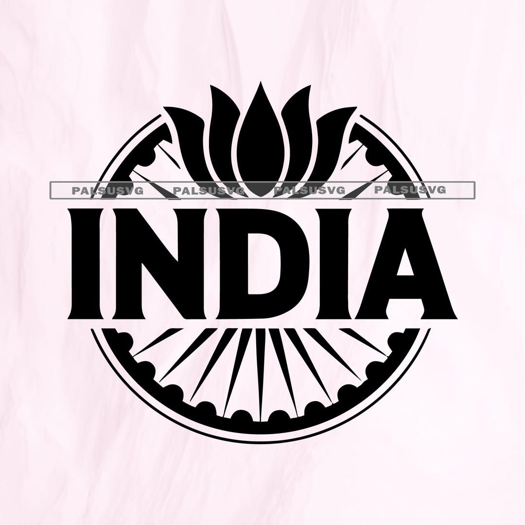 India Emblem SVG, Lotus Flower, Ashoka Chakra (digital Download) - Etsy