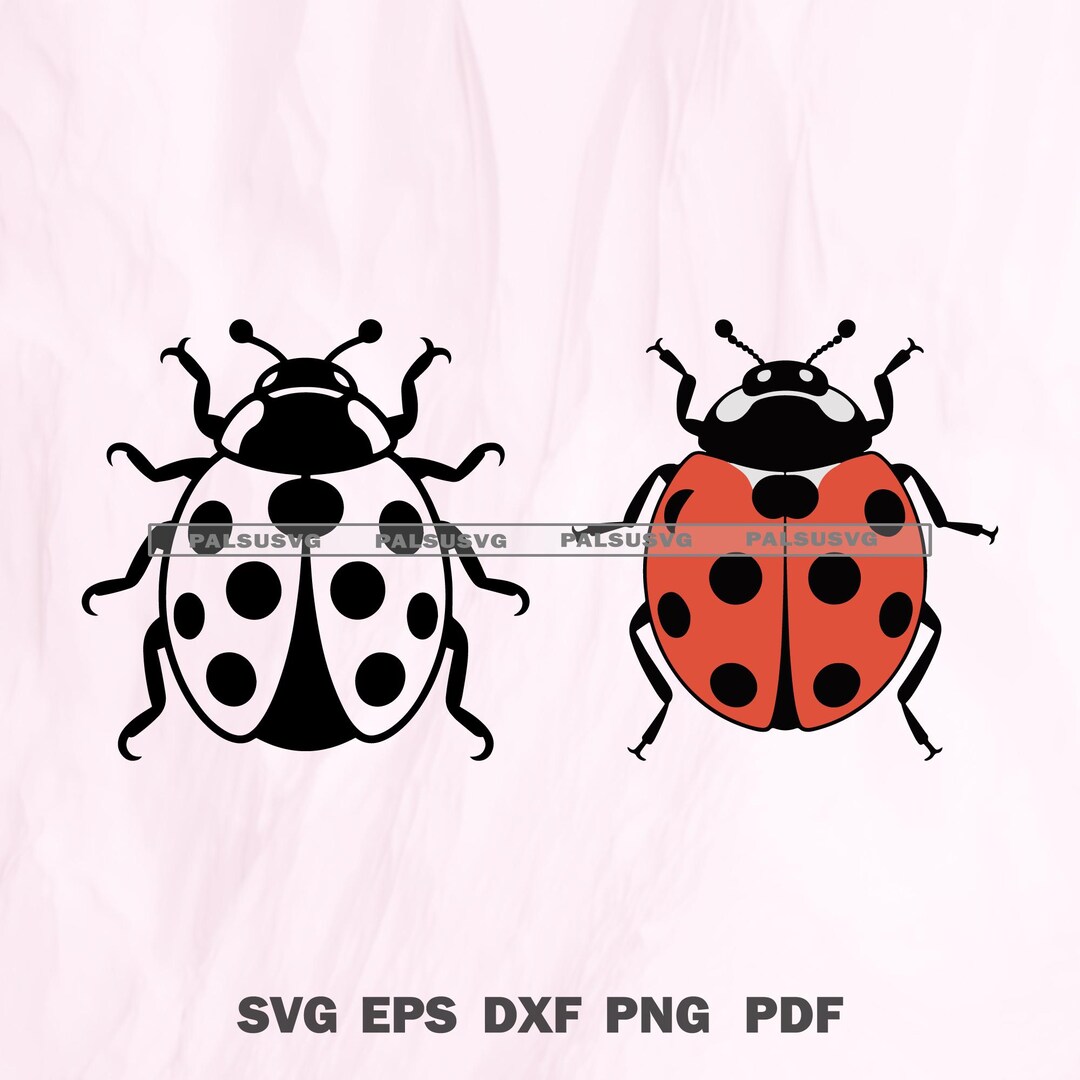 Ladybug SVG Bundle | Lucky Ladybug Cut File | Insect Design Pack ...