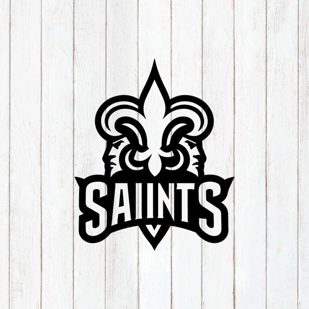 Saints Fleur Svg Cricut - Etsy