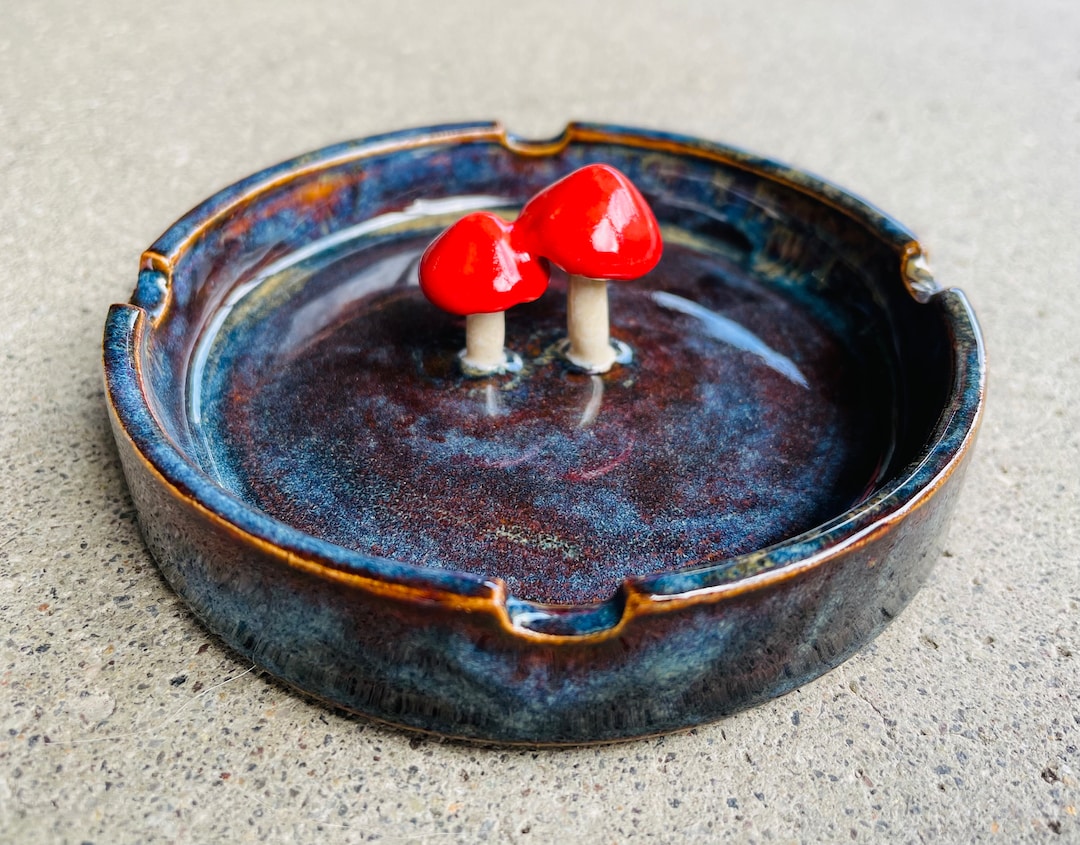 Ceramic Ashtrays, Mushroom Ashtrays, Handmade Pottery - Etsy