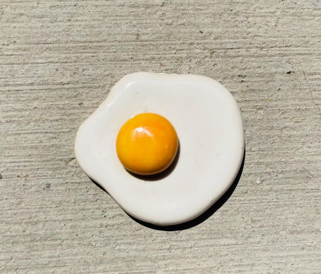 Ceramic Egg Magnets, Food Magnets - Etsy