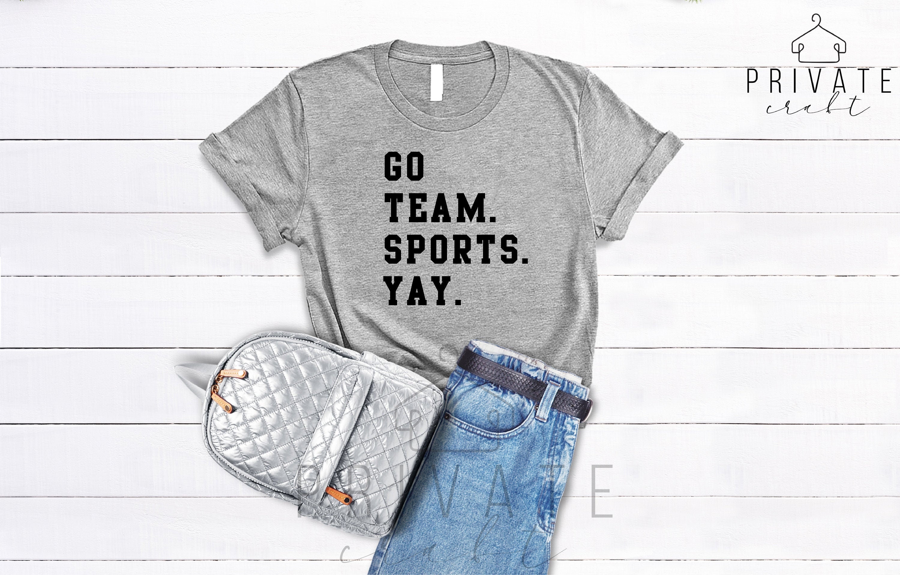 Go Team Sports Yay ShirtGo Sports TeamGame Day ShirtSport | Etsy
