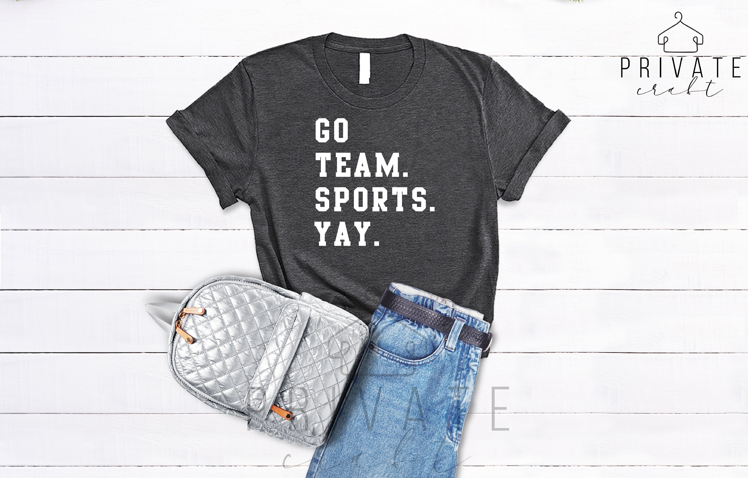 Go Team Sports Yay ShirtGo Sports TeamGame Day ShirtSport | Etsy