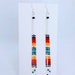 Rainbow Dangle Earrings - Handmade Native American Beaded Jewelry - Etsy