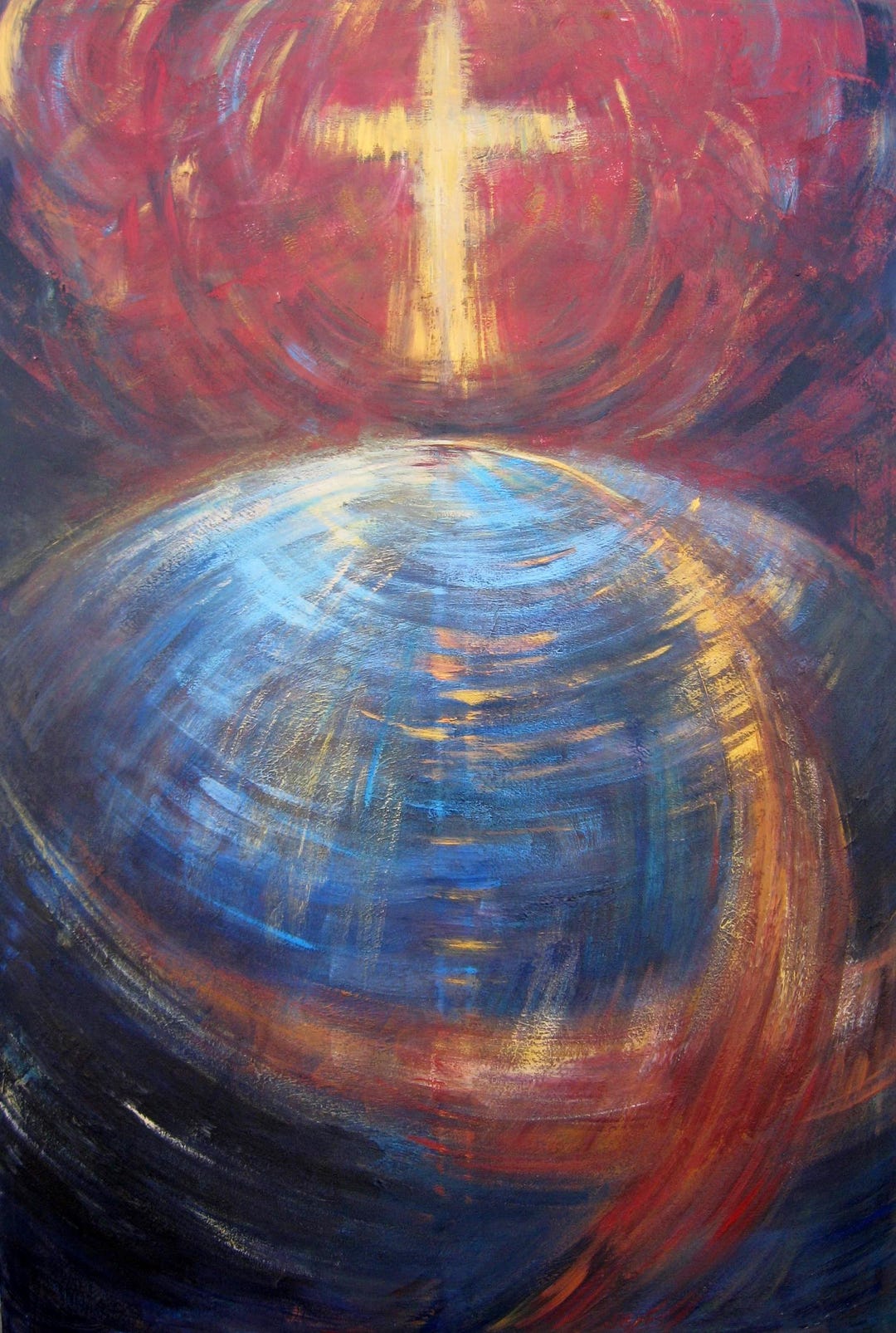 Giclee Print: "over the World" Religious Art on Archival Paper (17''3/4 ...