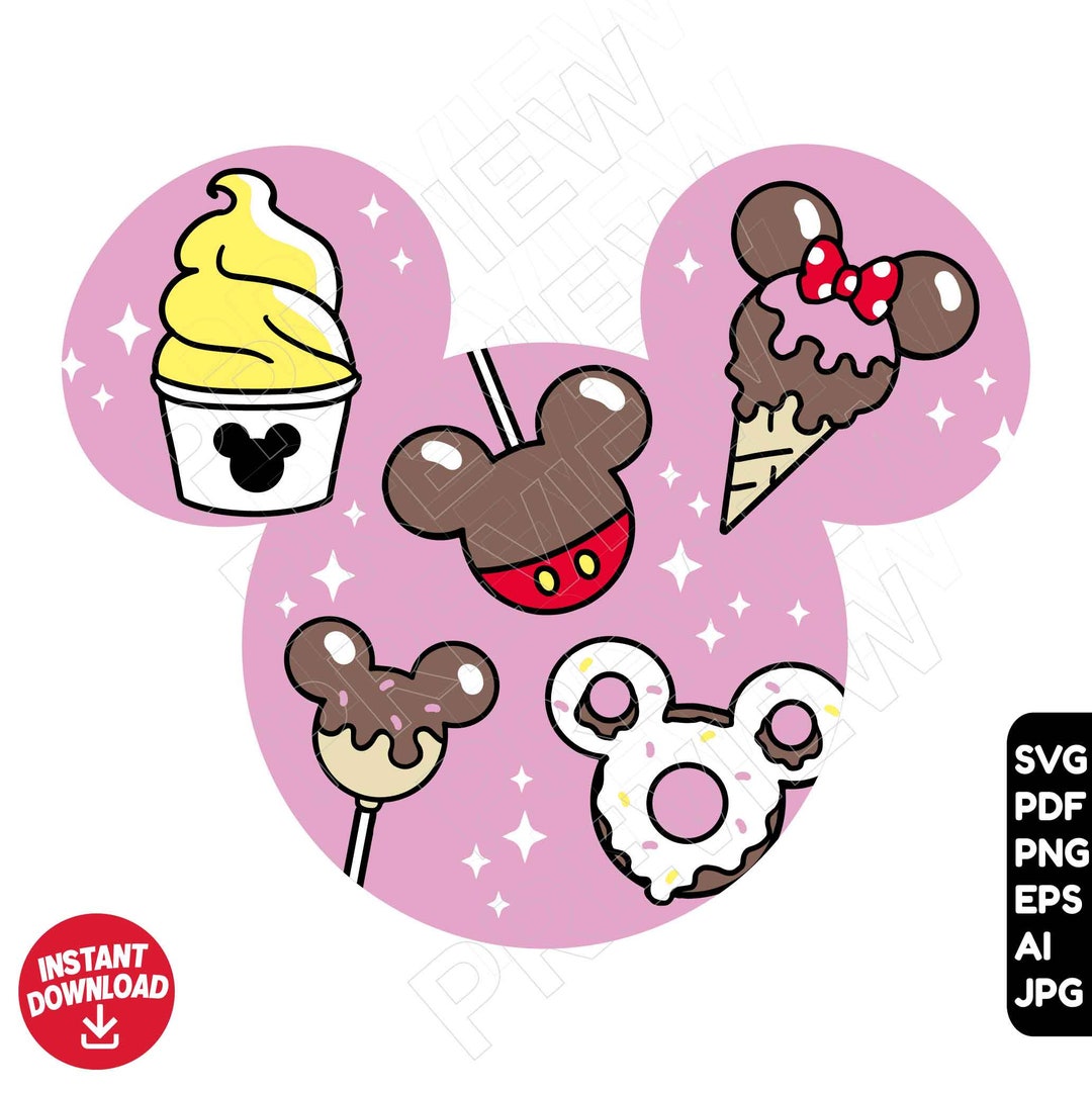 Disneyland Snacks SVG Png Clipart , Snack Goals Svg Vacation Mode , Cut ...
