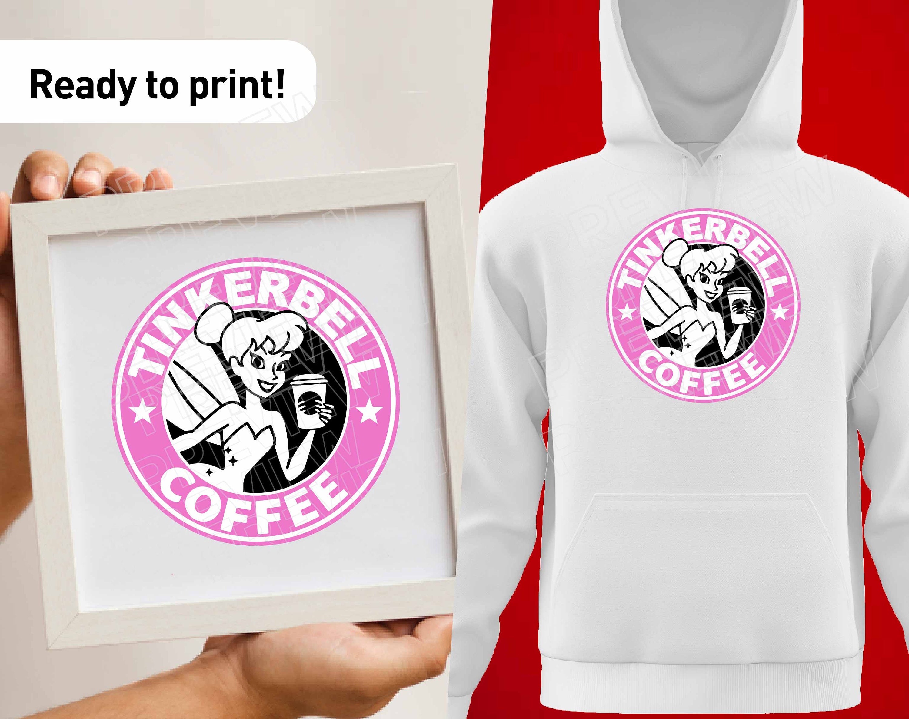 Tinkerbell SVG png dxf clipart cricut cut file layered by - Etsy España