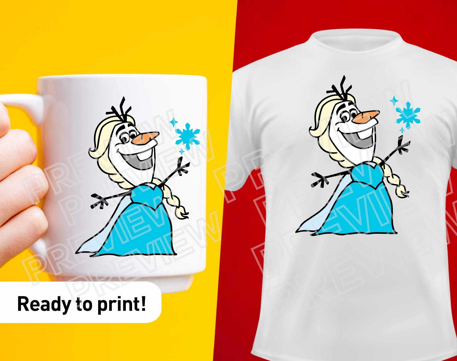 Olaf SVG Elsa Dress Frozen Dxf Png Clipart Cut File Layered - Etsy