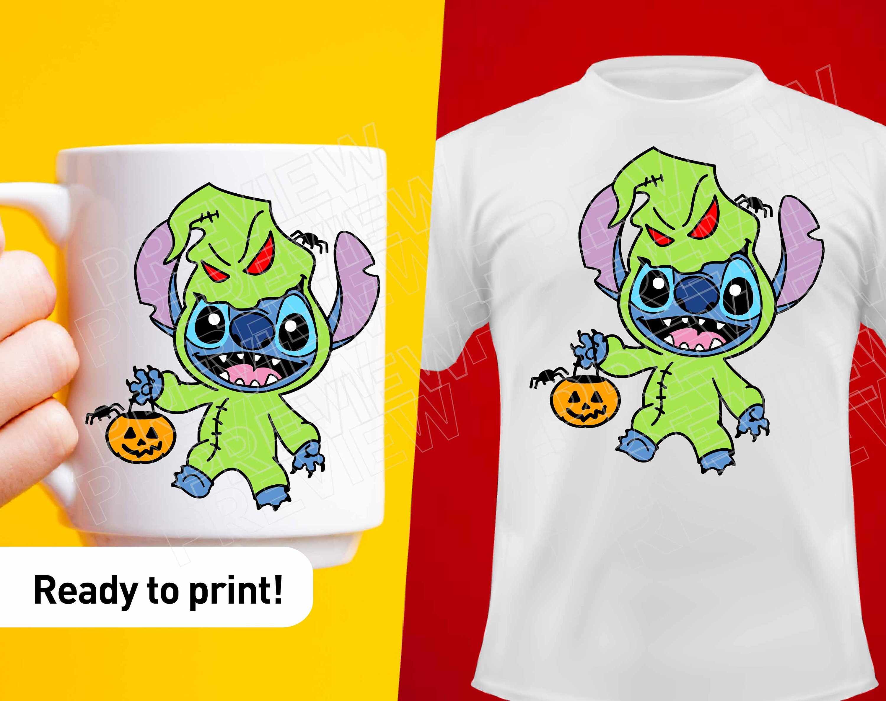 Stitch Halloween Oogie Boogie Svg Dxf Png Clipart the - Etsy UK
