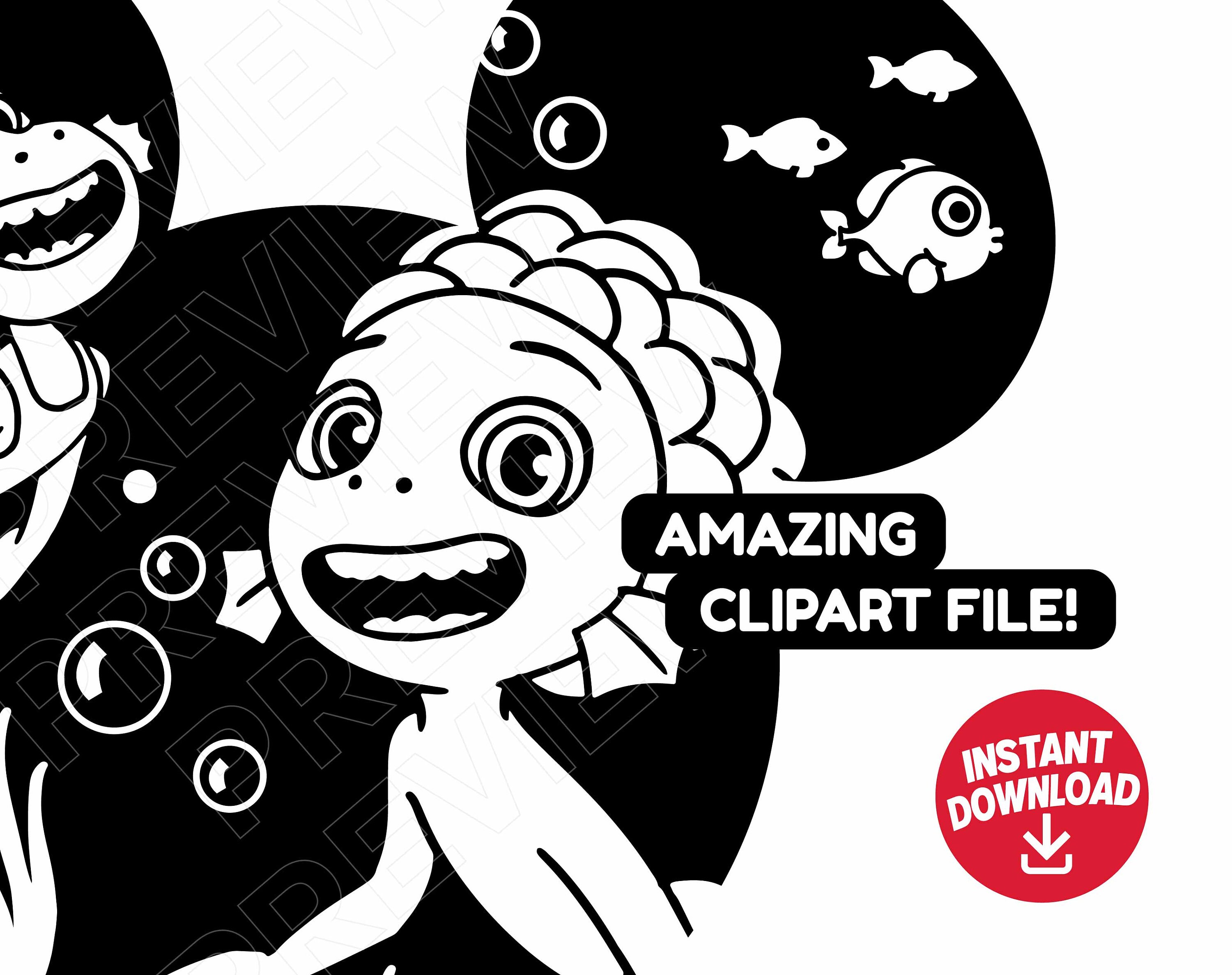 LUCA SVG Png Ears Alberto Luca Cut File Ouline Silhouette - Etsy Singapore