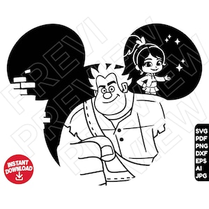 Wreck It Ralph SVG Vanellope Princess Png Dxf Clipart , Cut File ...
