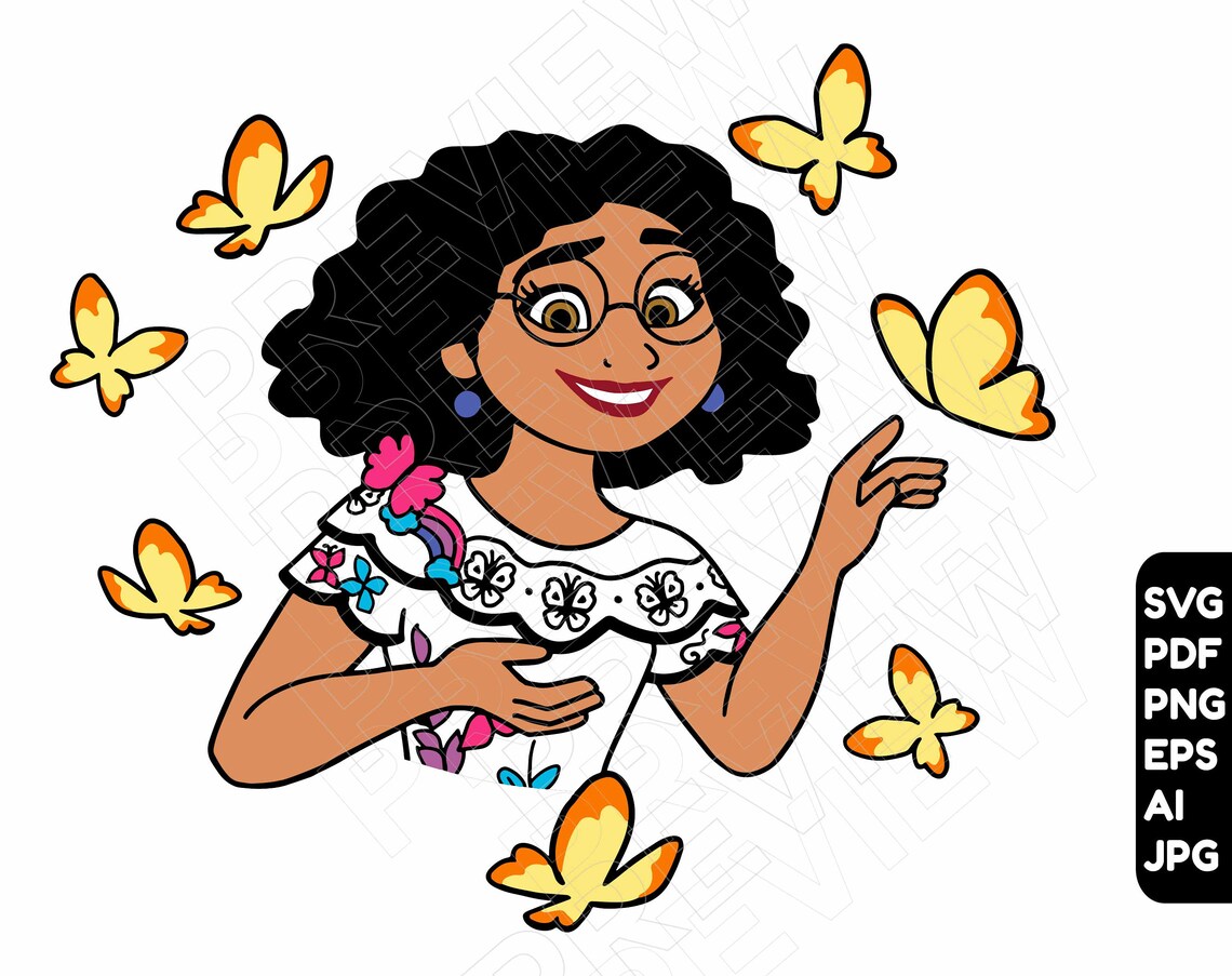 Encanto SVG Mirabel Madrigal svg png clipart cricut cut file - Etsy México