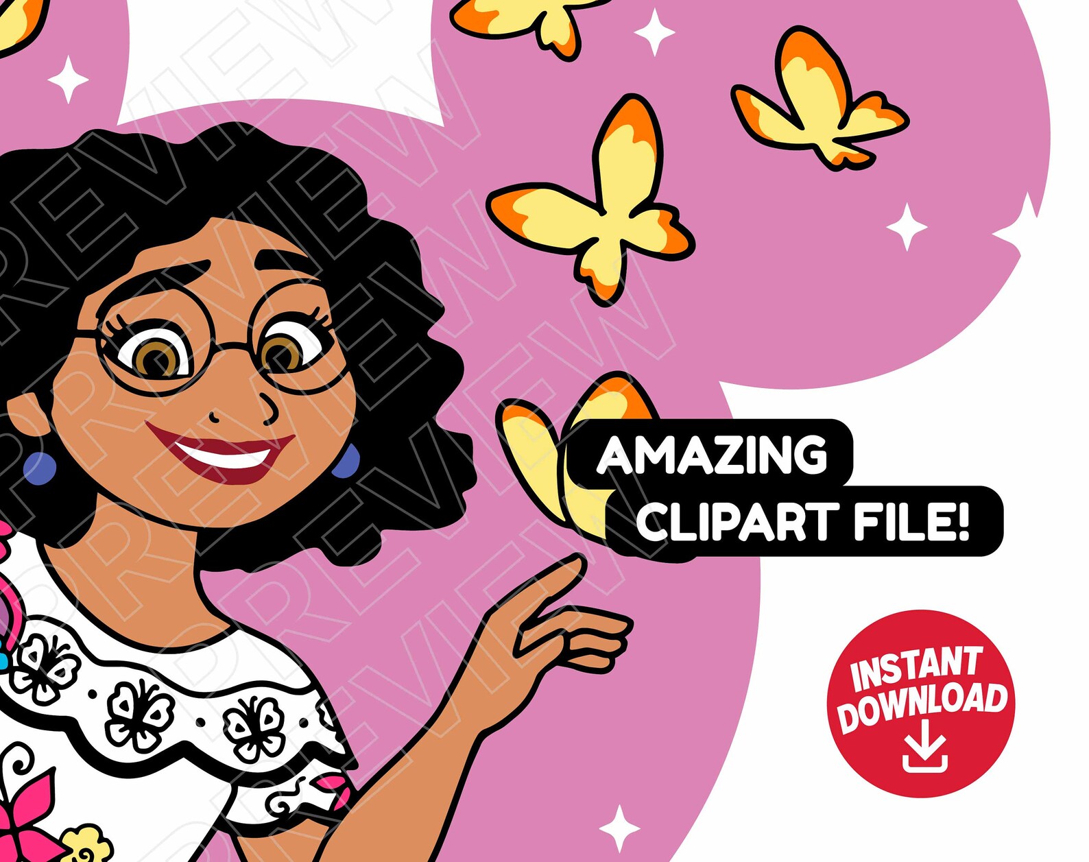 Encanto SVG Mirabel Svg Png Clipart Cricut Cut File Layered - Etsy