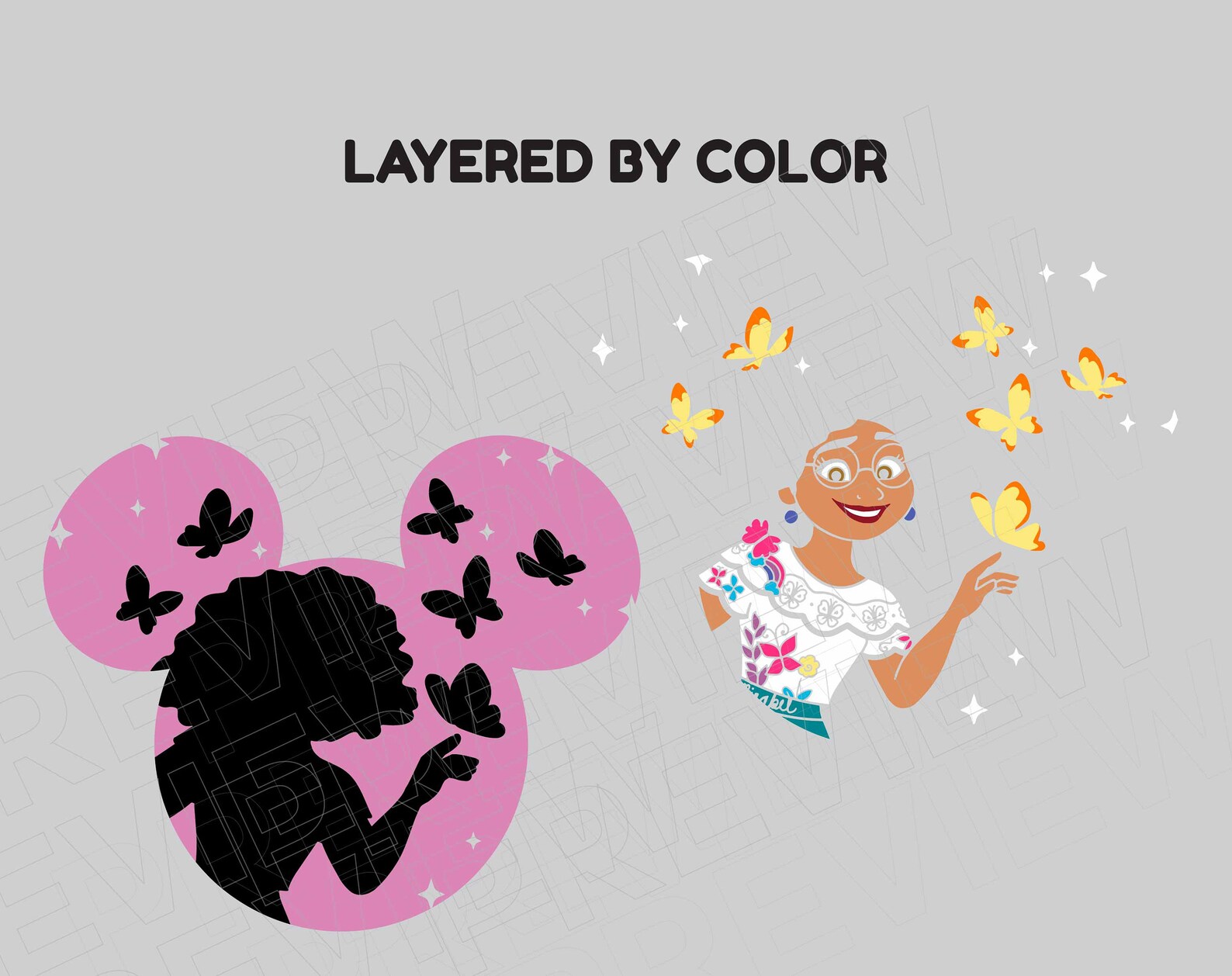 Encanto SVG Mirabel Svg Png Clipart Cricut Cut File Layered - Etsy