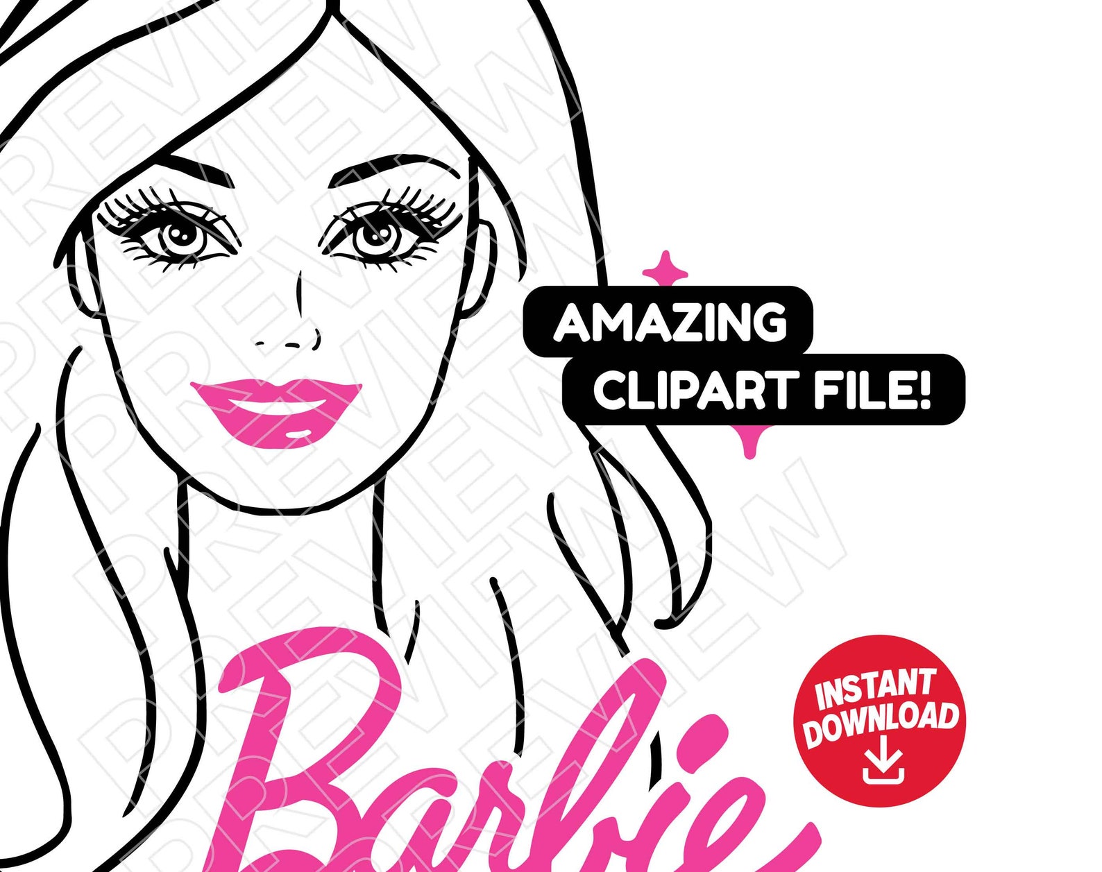 Barbie Svg Vector Clipart File Doll Svg Girl Svg Etsy Porn Sex Picture