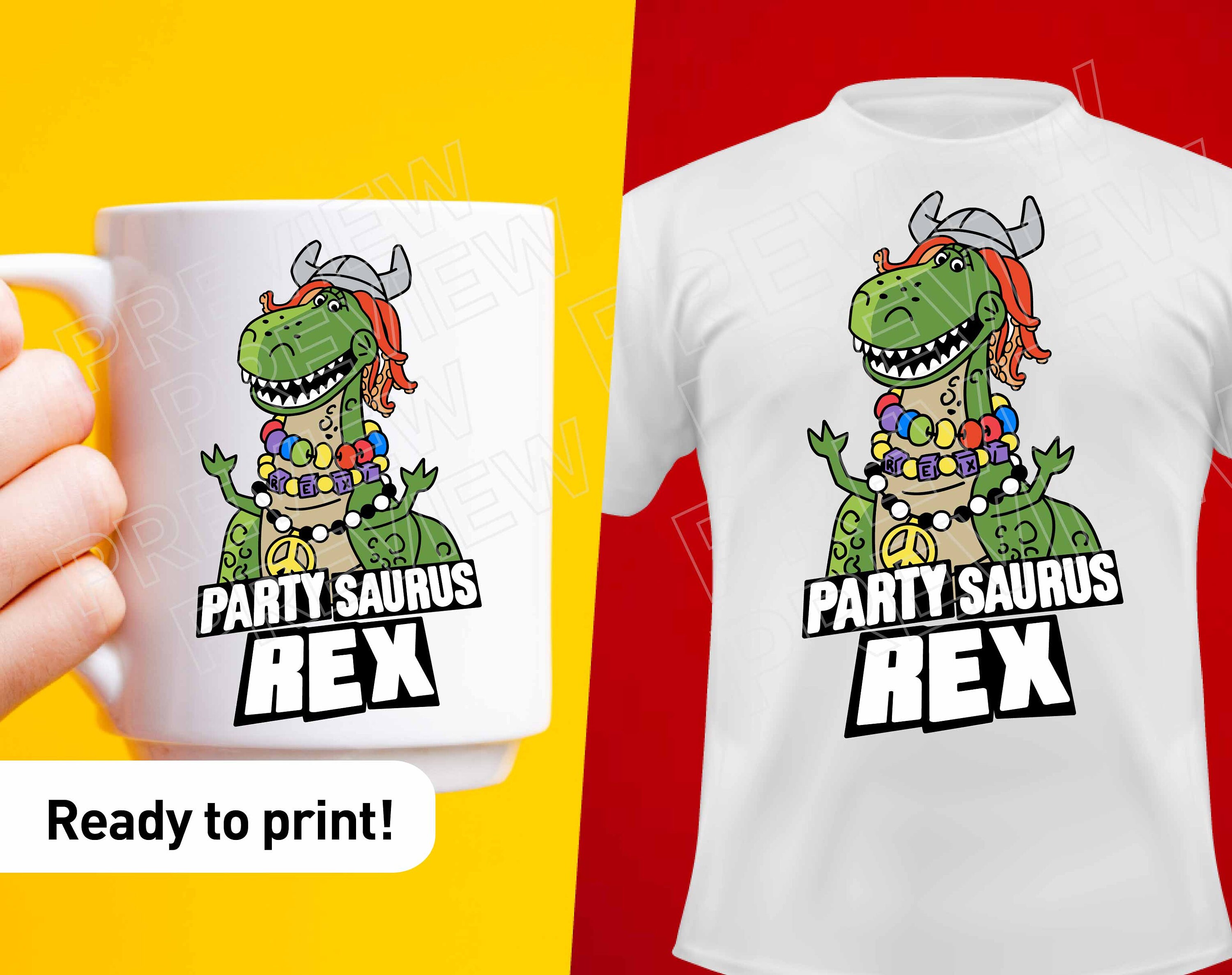 Toy Story SVG Rex Party saurus rex png dxf clipart cut - Etsy México