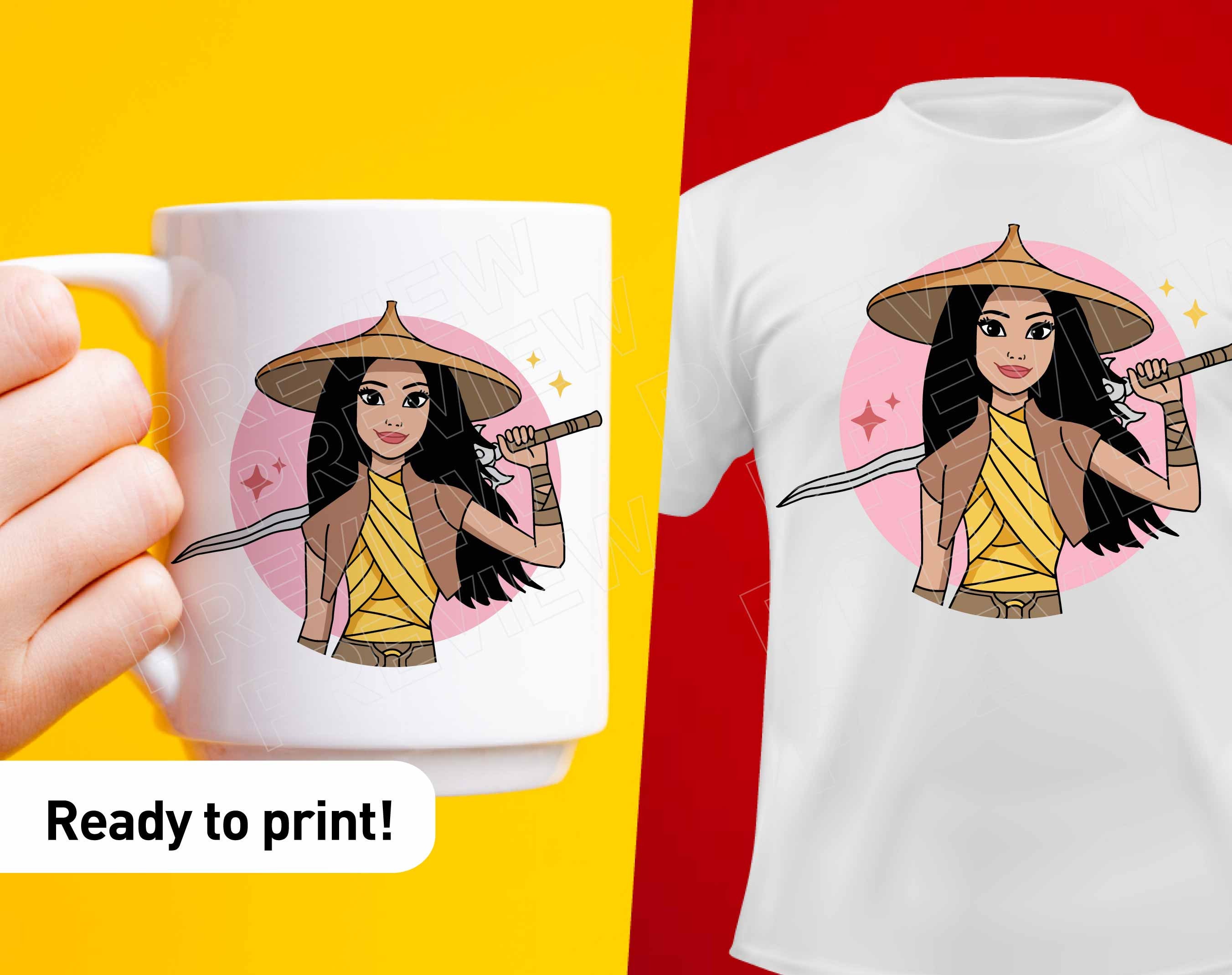 Raya SVG Raya and the last dragon svg disney princess svg | Etsy España