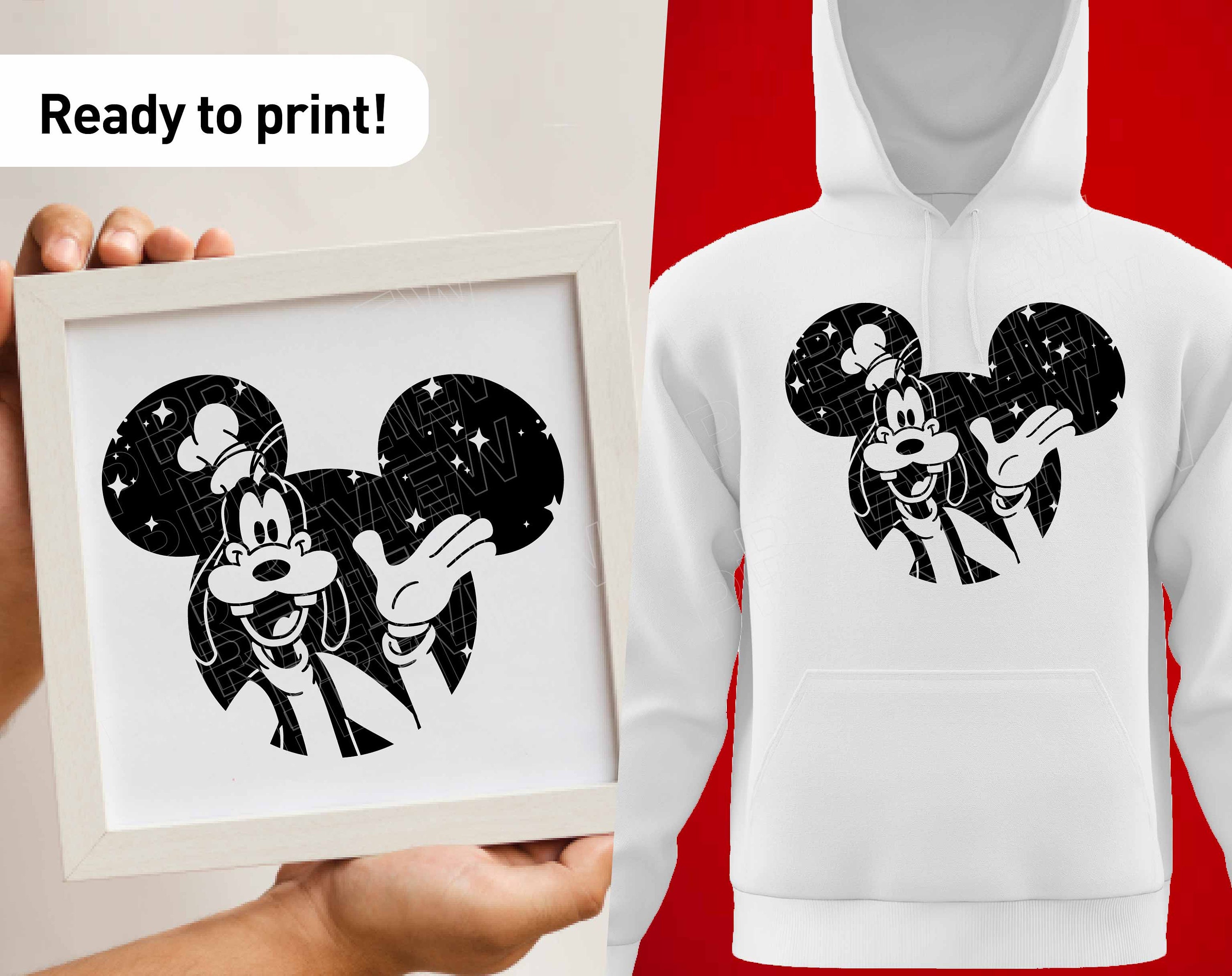 Goofy Ears SVG Png Disneyland Ears Svg Cricut Cut File - Etsy Canada