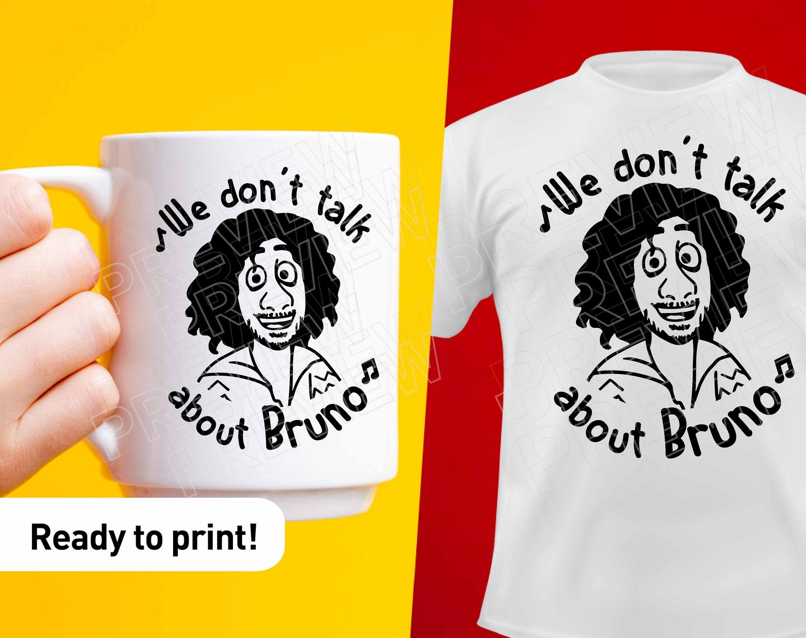 Encanto Bruno SVG We Dont Talk About Bruno Png Clipart Cricut | Etsy