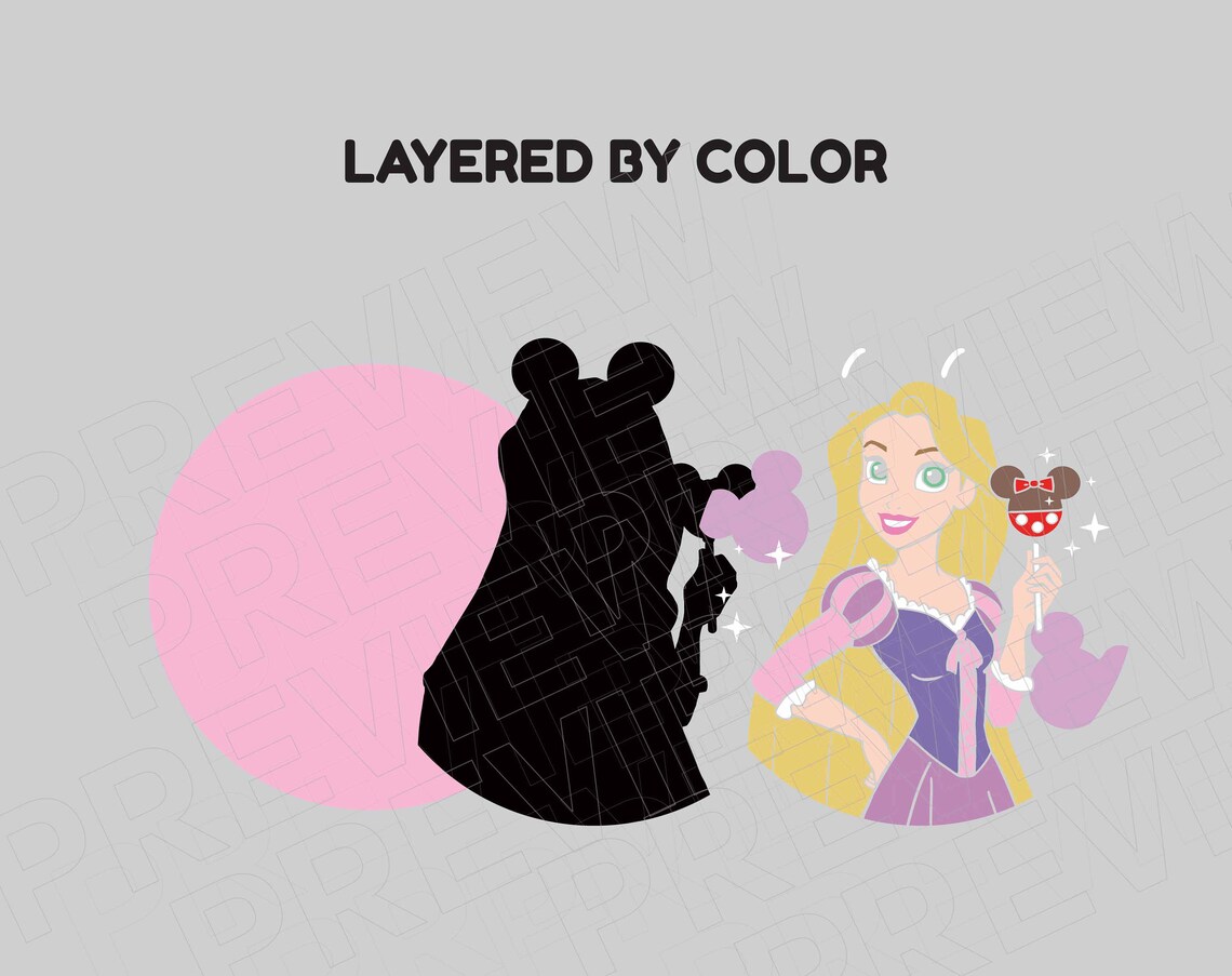 Rapunzel SVG Tangled Snacks Png Clipart Cut File Layered by - Etsy