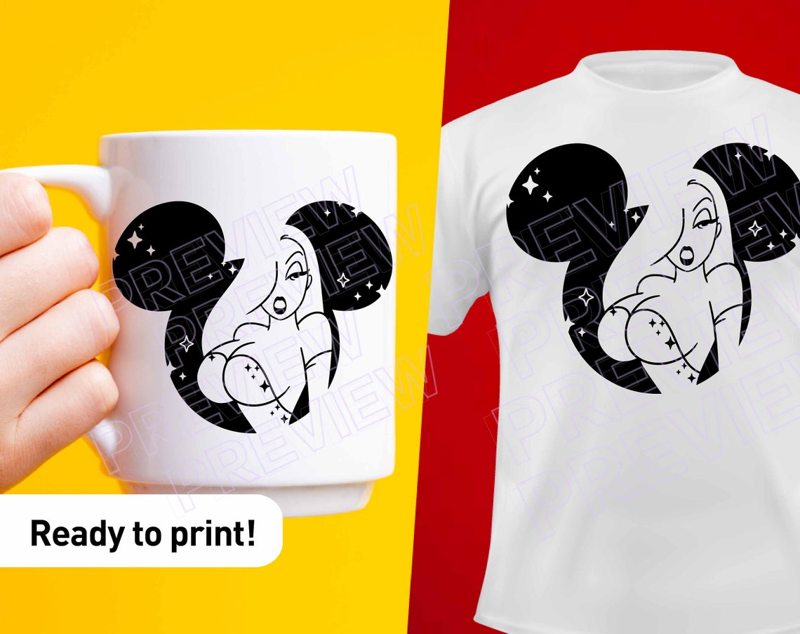 Jessica Rabbit SVG Disneyland Ears Svg Png Clipart Cut File - Etsy