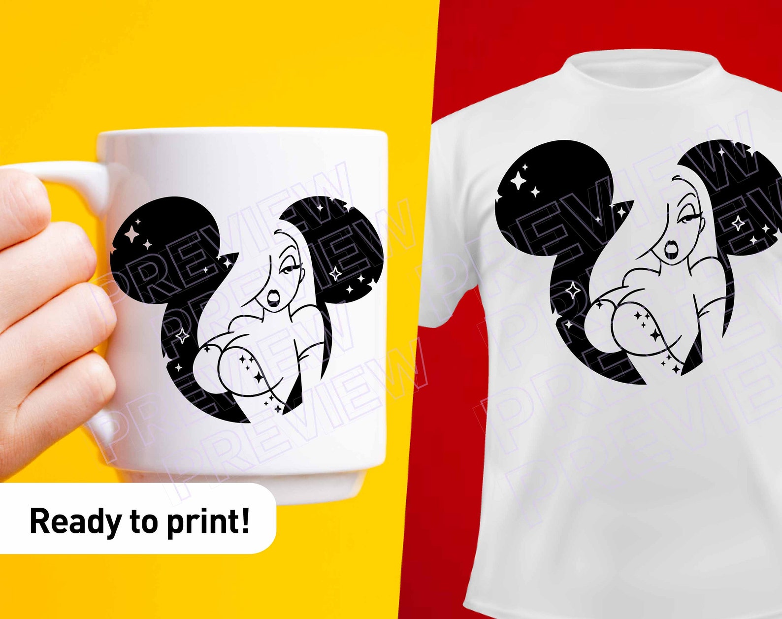 Jessica Rabbit SVG Disneyland Ears Svg Png Clipart Cut File - Etsy