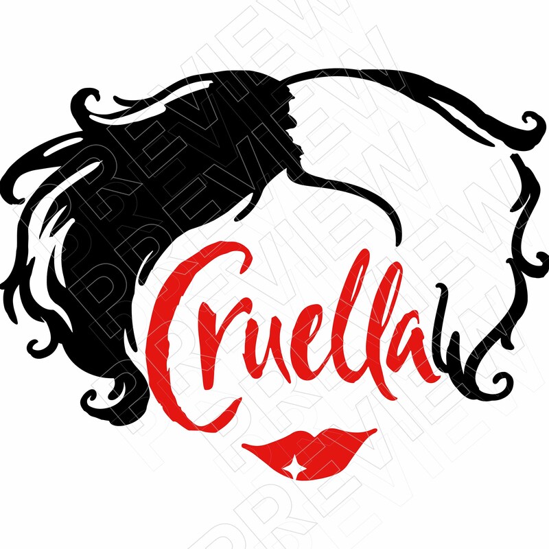 Cruella Svg - Etsy