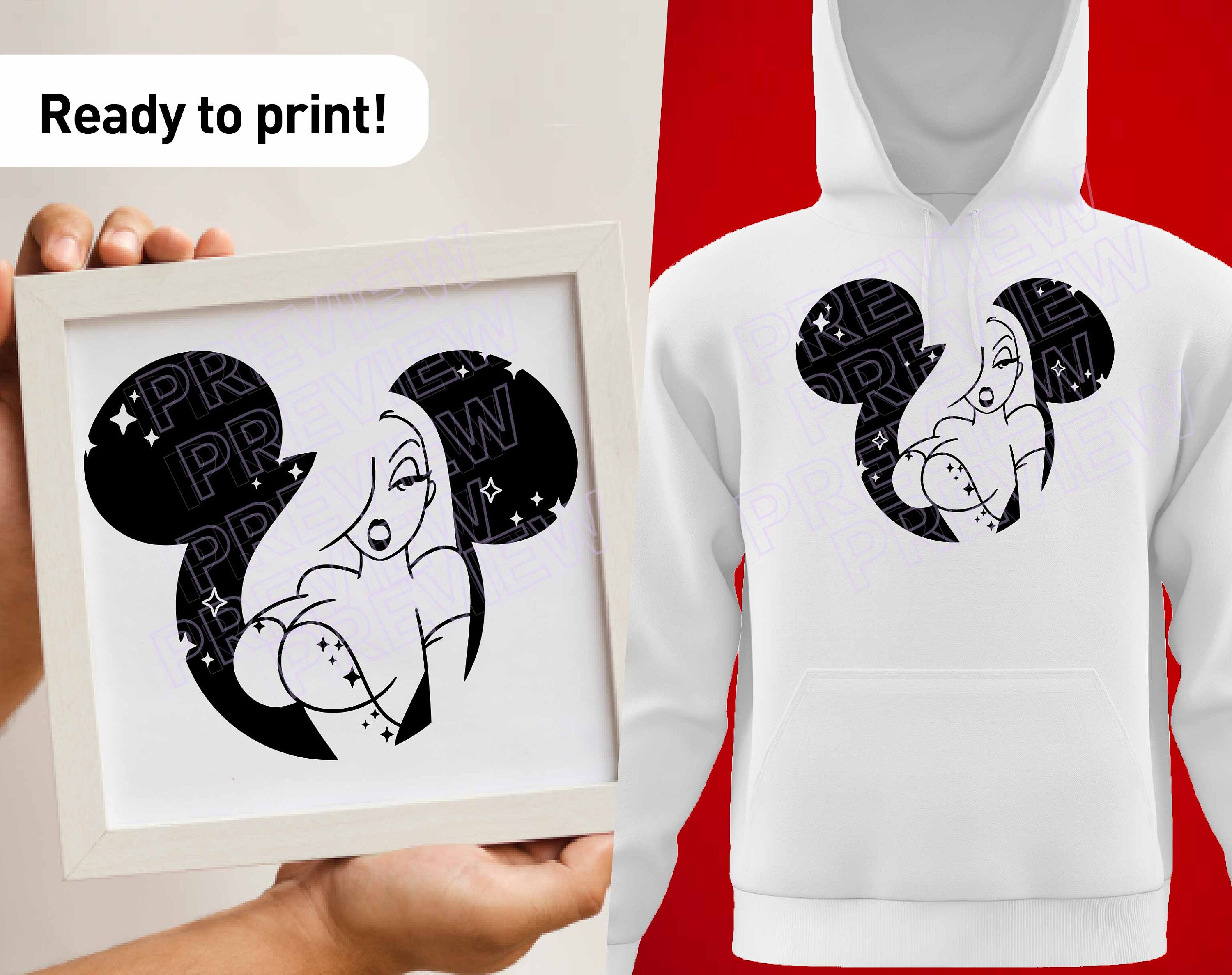 Jessica Rabbit SVG Disneyland Ears Svg Png Clipart Cut File - Etsy Canada