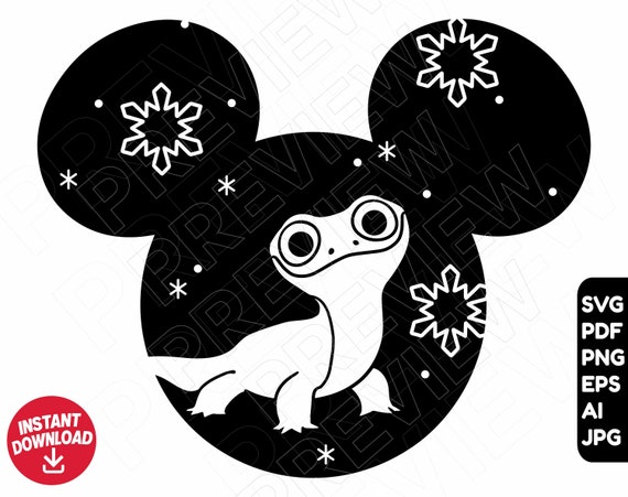 Bruni SVG Png Clipart Frozen 2 Cut File Outline Sillhouette - Etsy