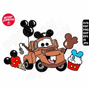 Fixing Cars Clipart Pixar