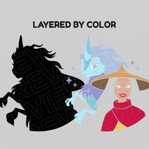 Raya and Sisu SVG Raya and the Last Dragon Svg Png Clipart , Cut File ...