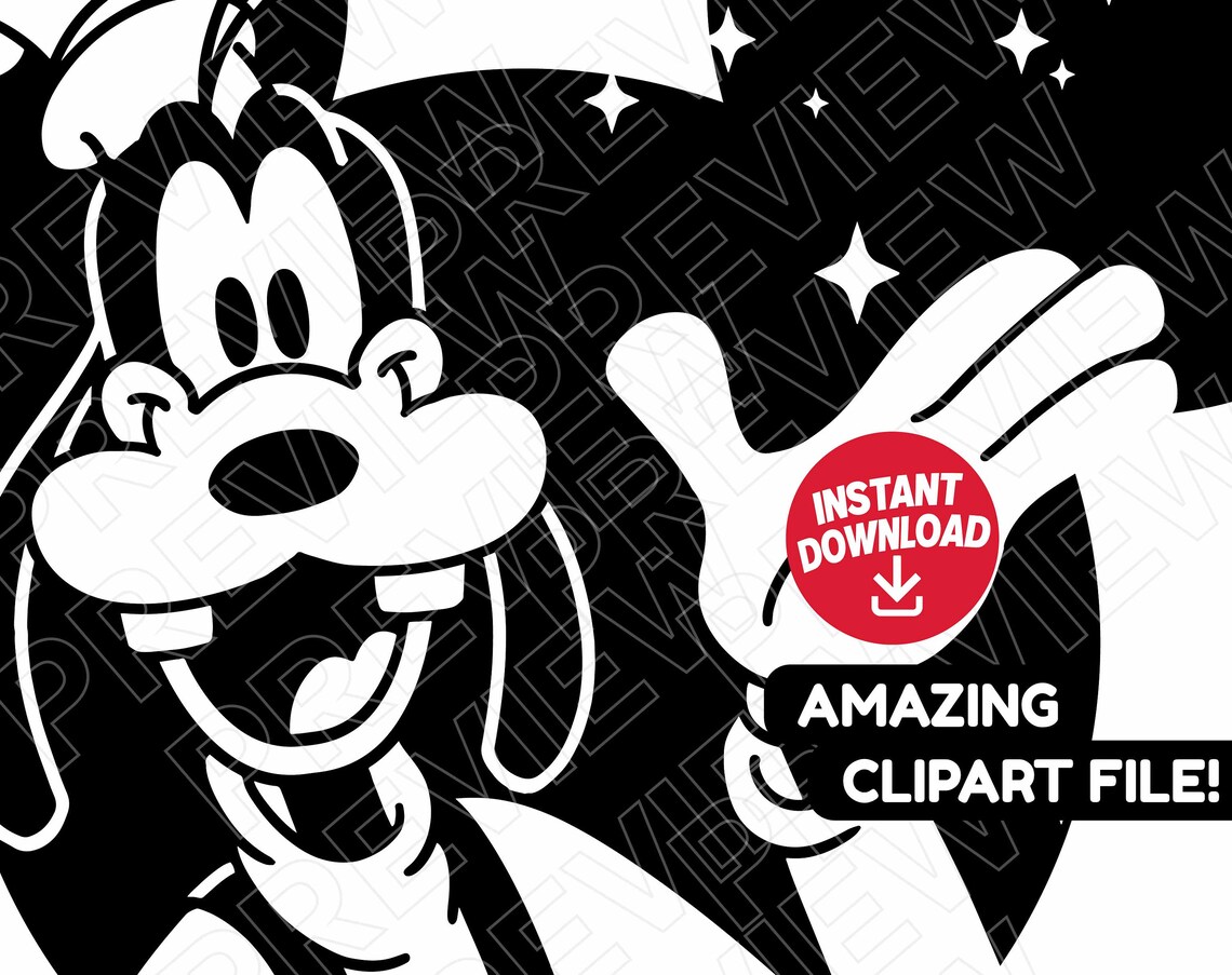 Goofy Ears SVG Png Disneyland Ears Svg Cricut Cut File | Etsy