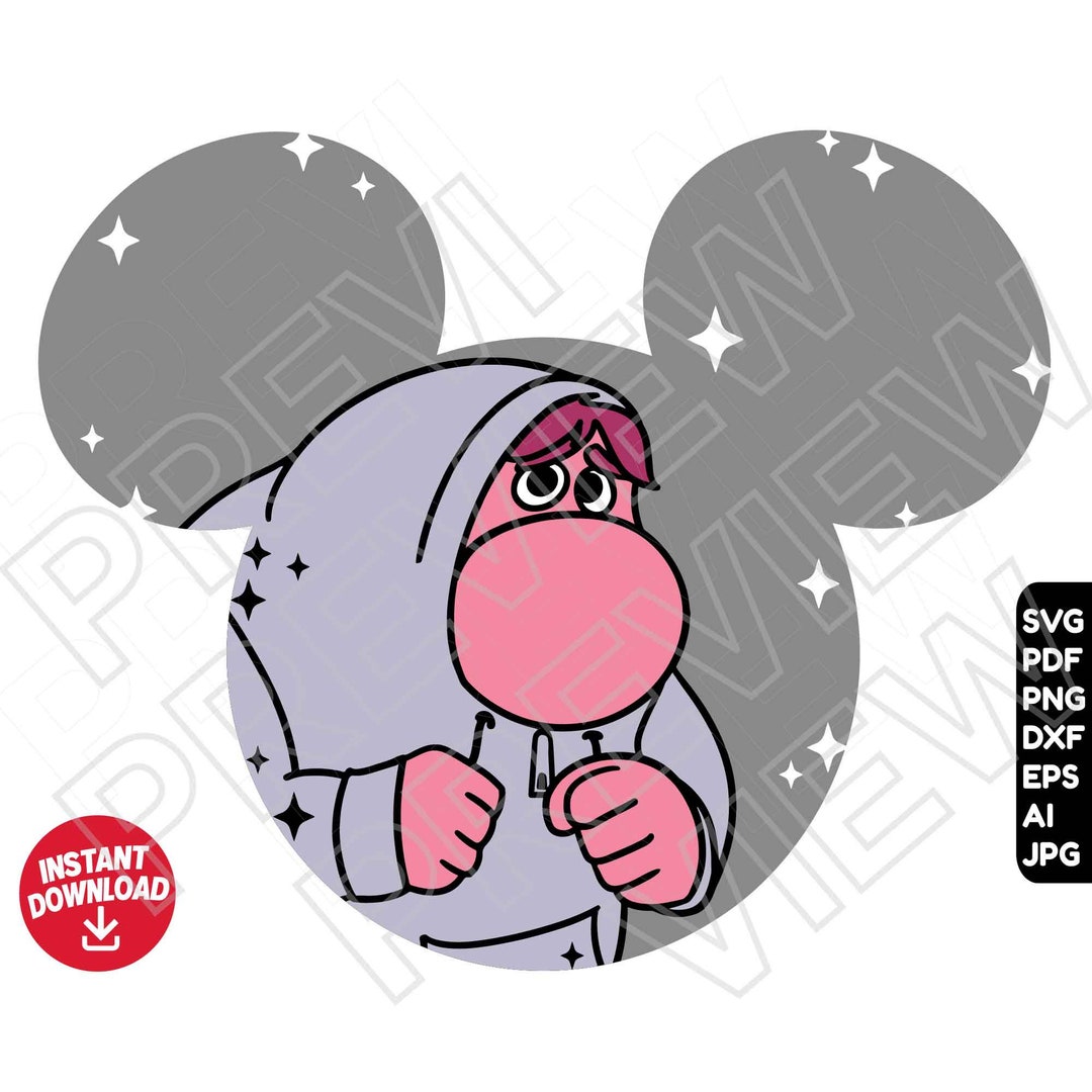Inside Out 2 SVG Embarrassment Ears Head Dxf Png Clipart , Cut File ...