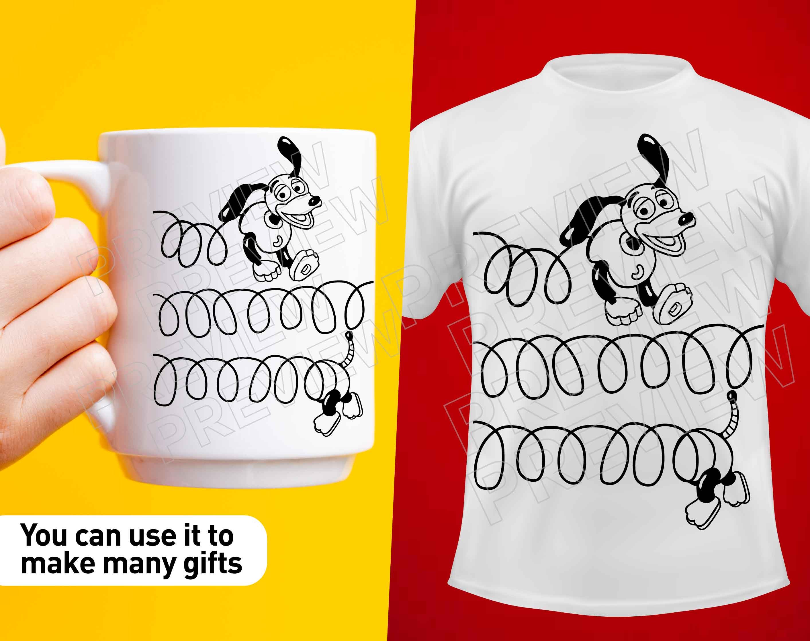 Slinky SVG Toy Story Png Clipart Dog Design Cut File Outline - Etsy Ireland