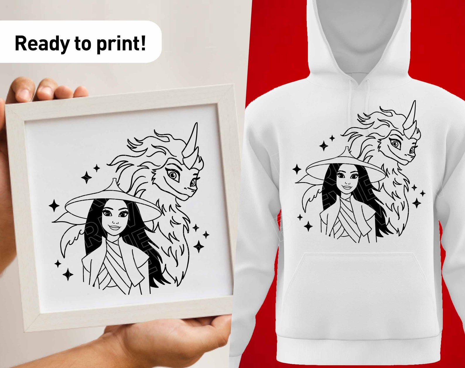 Raya Sisu SVG Raya and the Last Dragon Clipart Png Cut File - Etsy