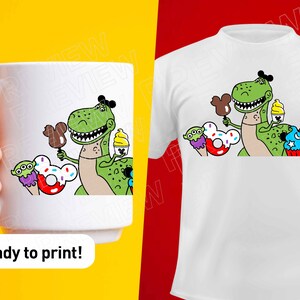 Rex SVG Toy Story Png Dxf Clipart , Disneyland Snacks , Vacay Mode ...